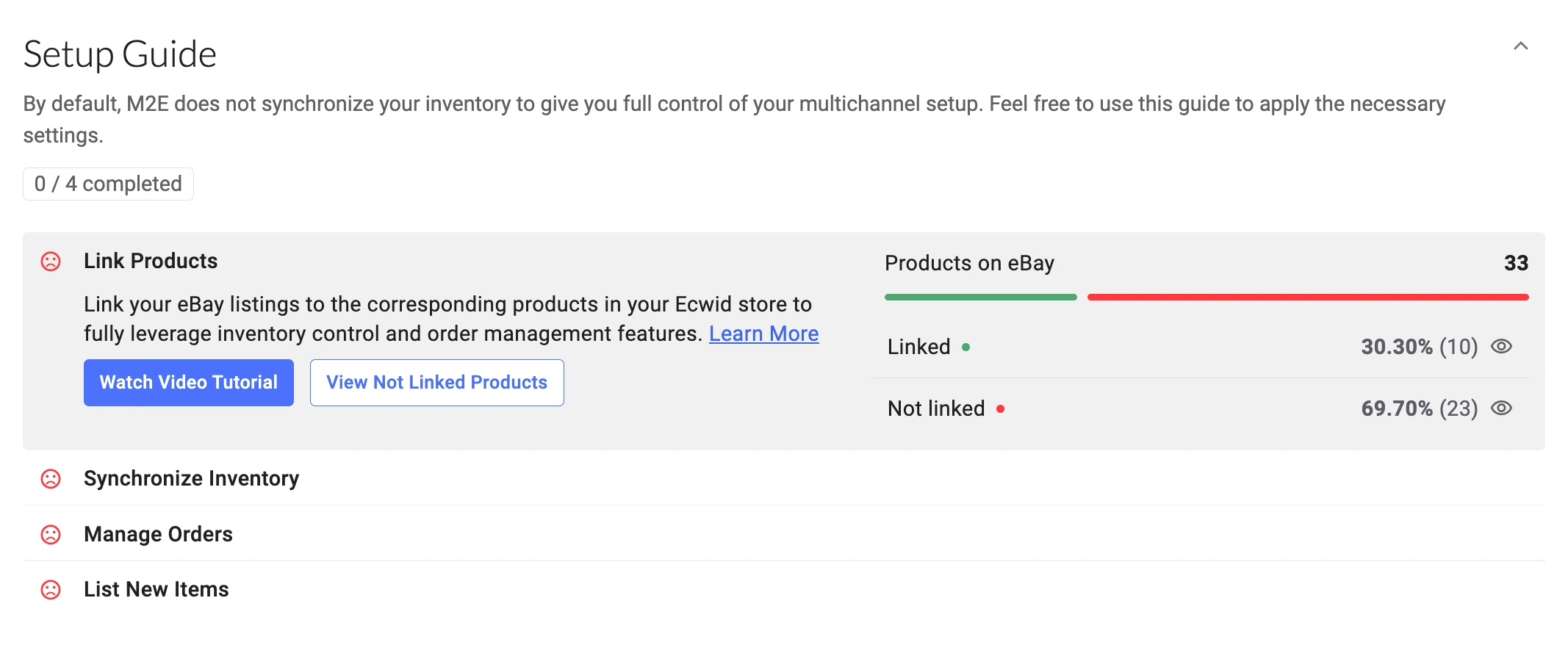 Ecwid installation guide - M2E Cloud User Guides