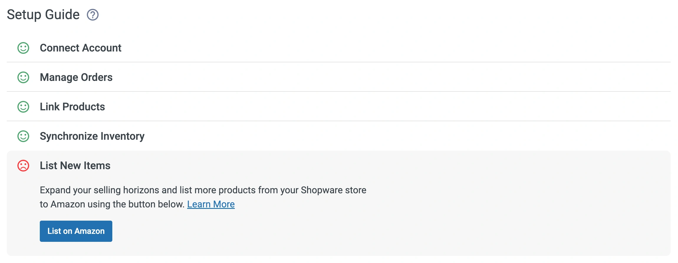 Shopware user guide - M2E Cloud User Guides