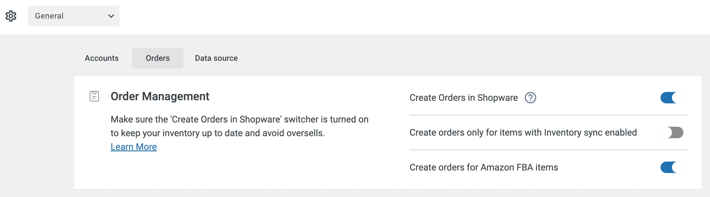 Shopware user guide - M2E Cloud User Guides