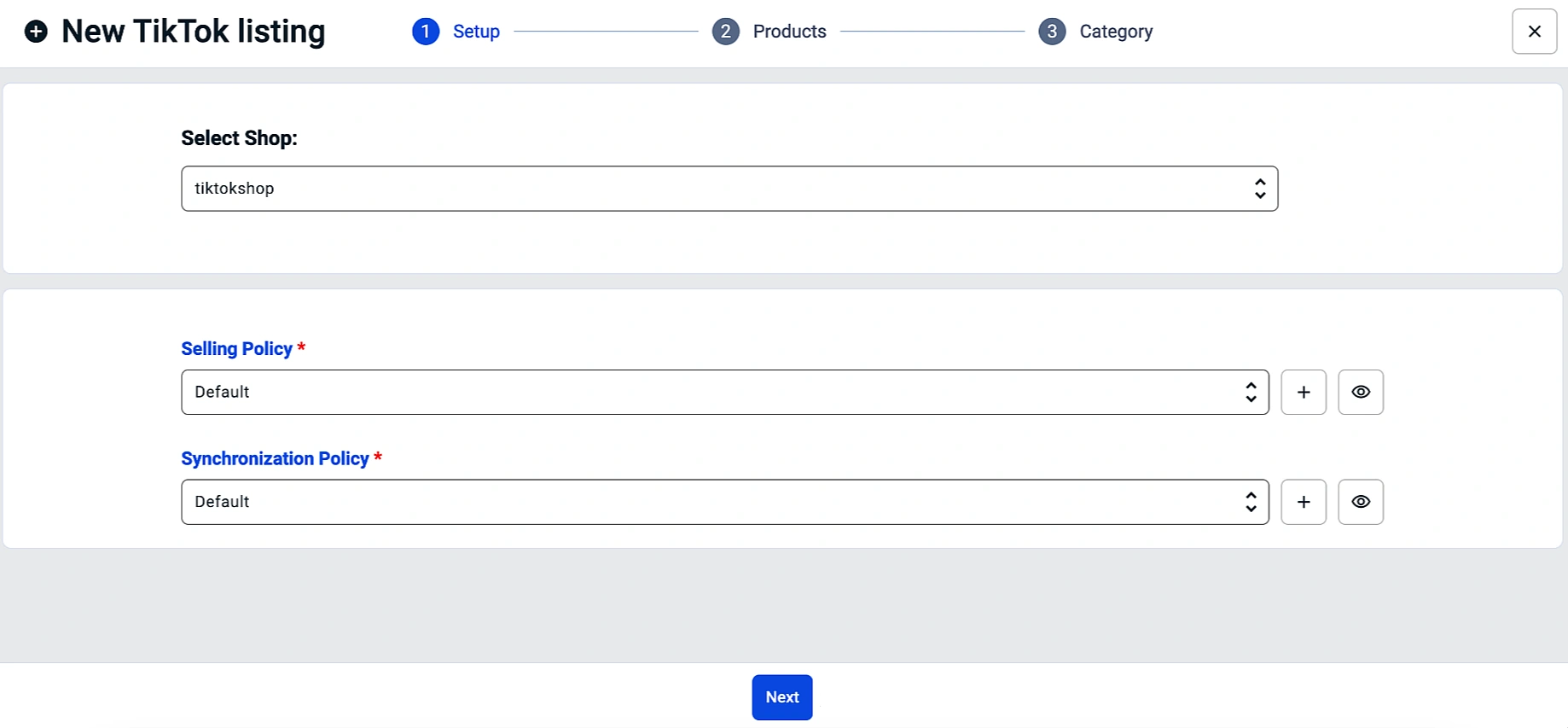 Managing M2E Policies - M2E Cloud User Guides
