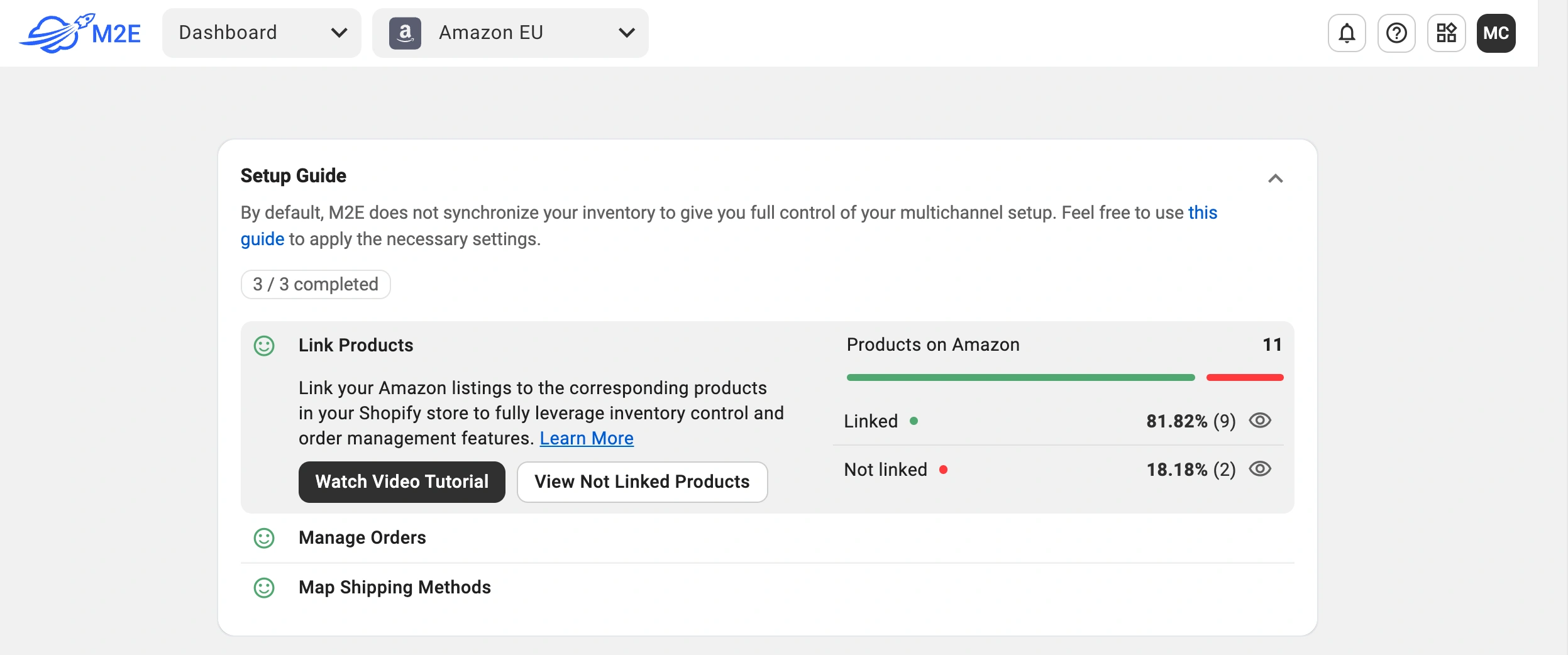 Shopify Multi-Channel Fulfillment Amazon MCF User Guide - M2E Cloud User Guides