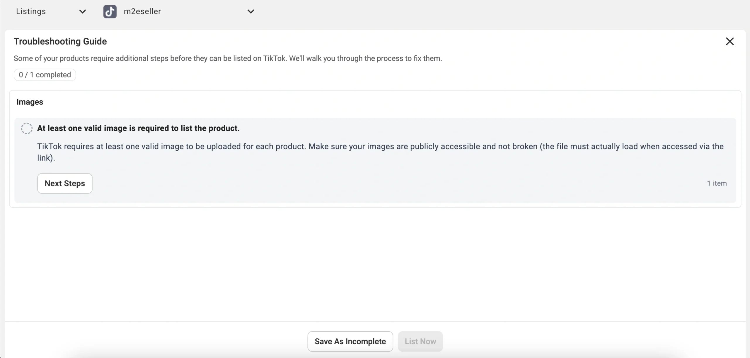 Asistente de Validación de TikTok Shop para Anuncios Exitosos - M2E ...
